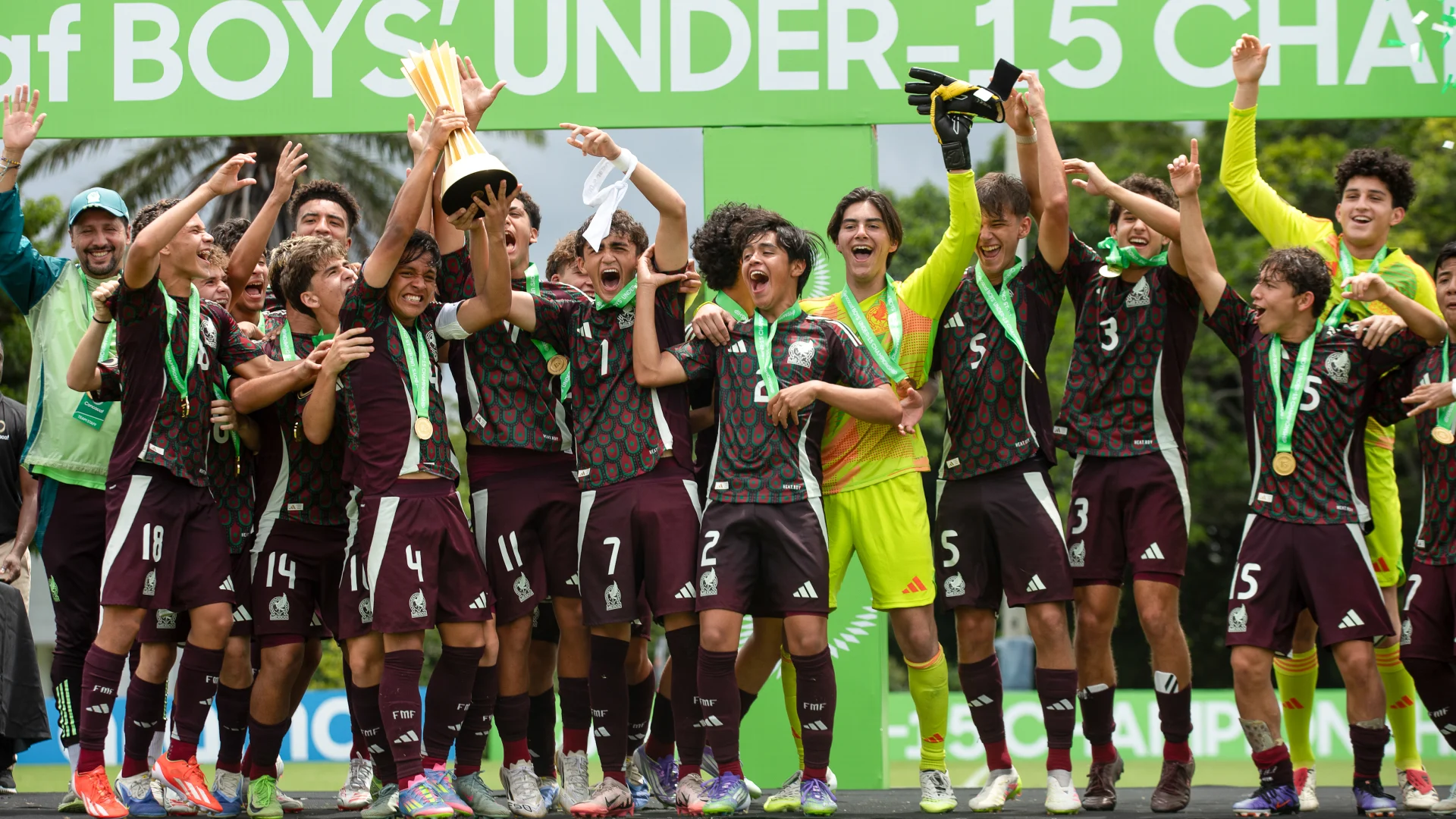 México ganó su segundo título en el Campeonato Sub-15